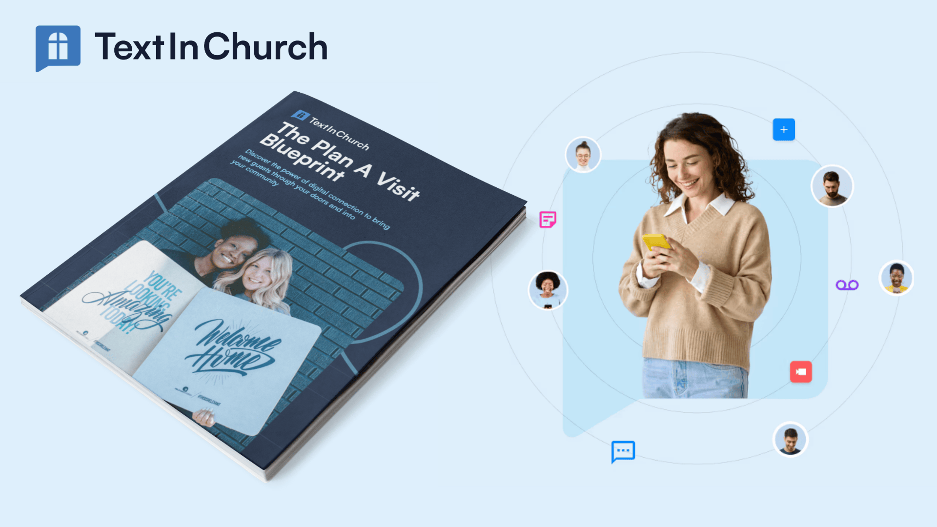 The Plan A Visit Blueprint by Text In Church